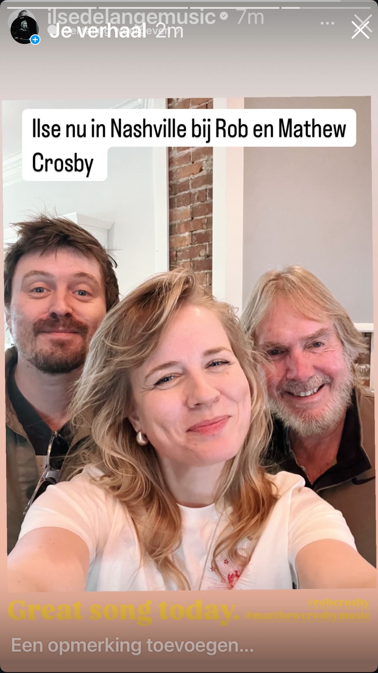 Ontdekker en Singer songwriter van Ilse de Lange: Rob Crosby naar ...